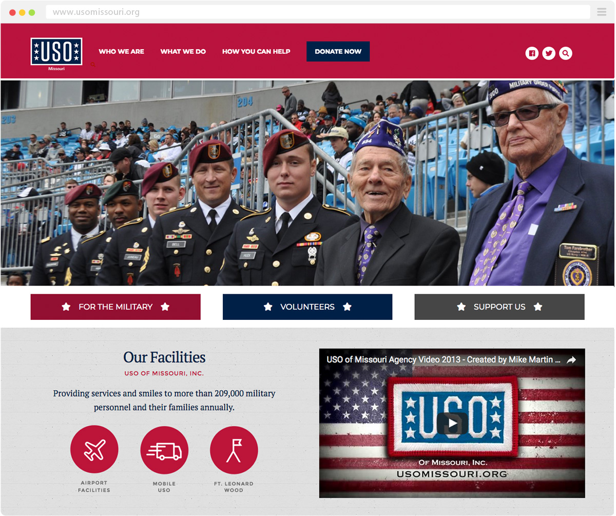 USO of Missouri & USO of Illinois - 501creative